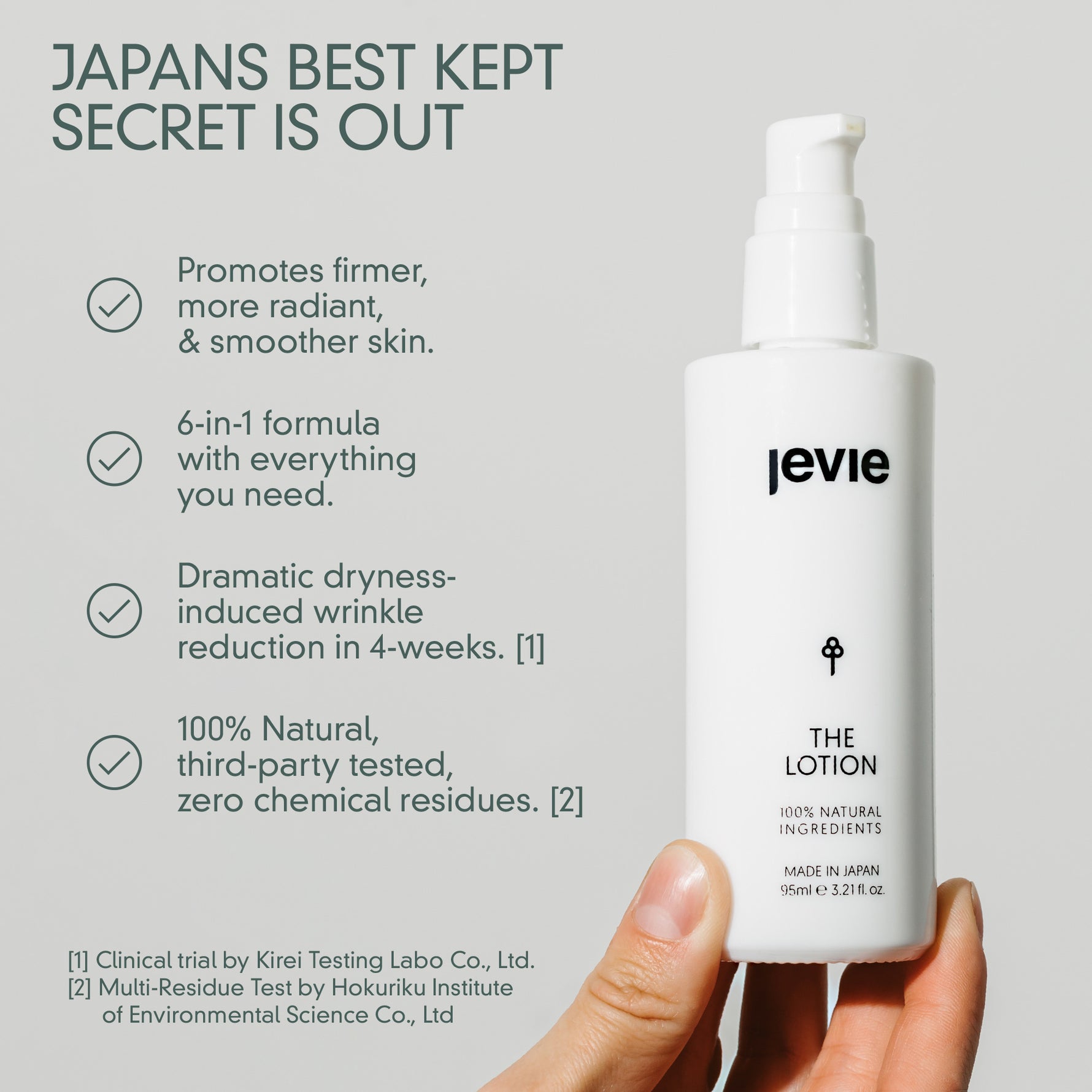 Jevie Truly Natural Skincare from Japan