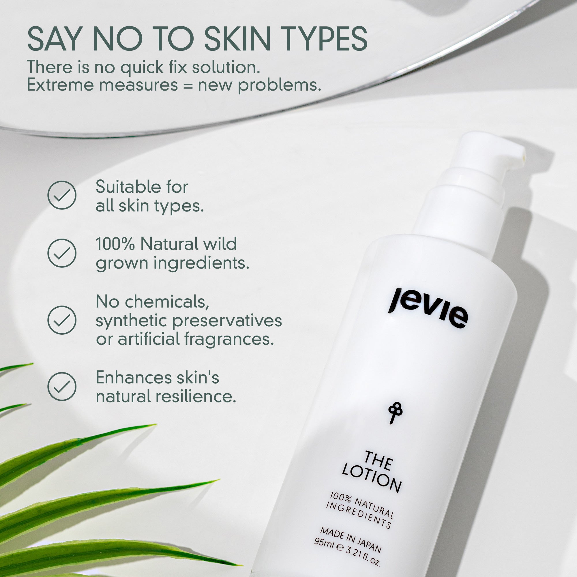 Jevie Truly Natural Skincare from Japan
